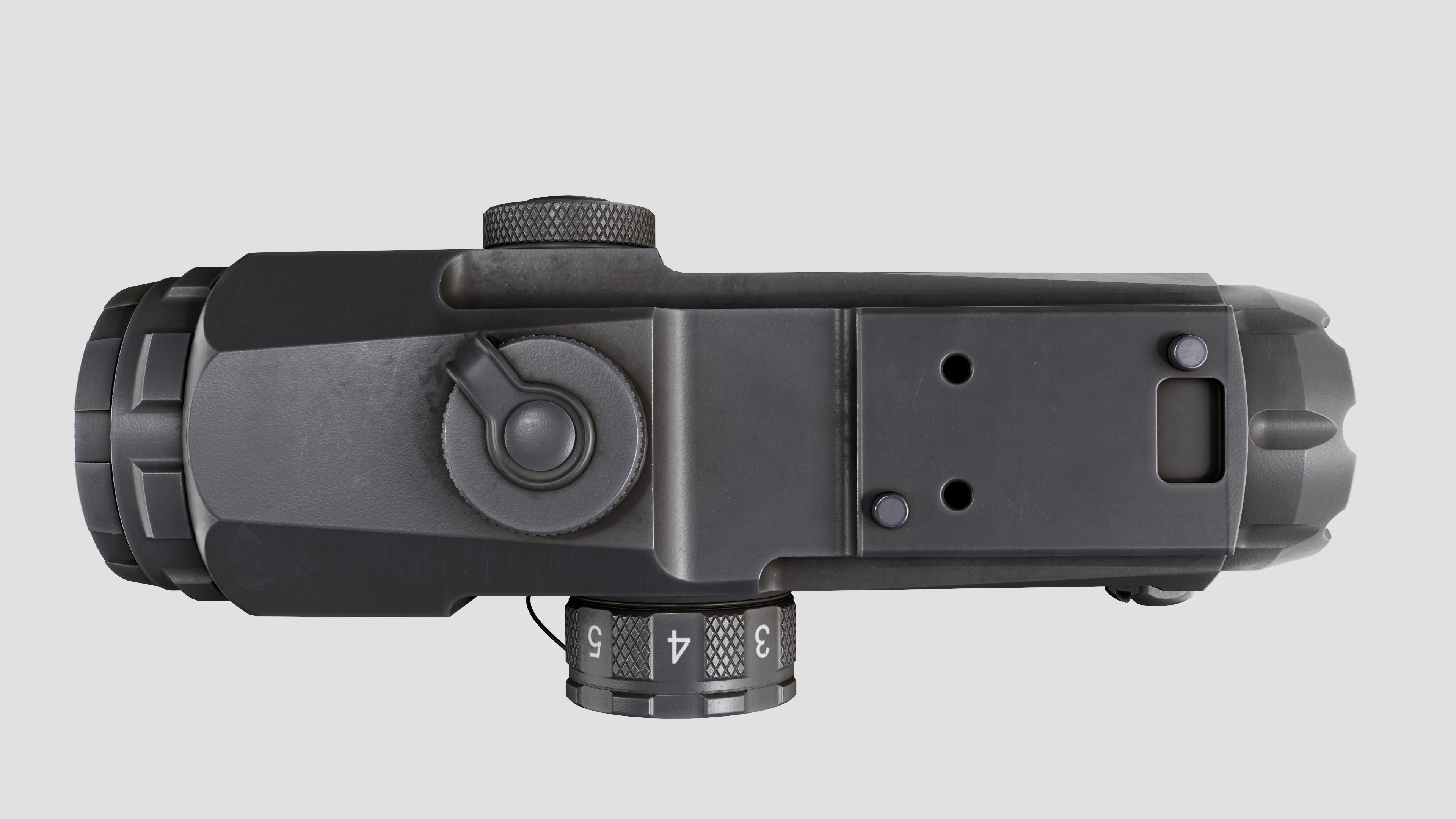 3D model Leupold Mark 4 HAMR 4x24mm High Accuracy Multi-Range Riflescope VR / AR / low-poly ...