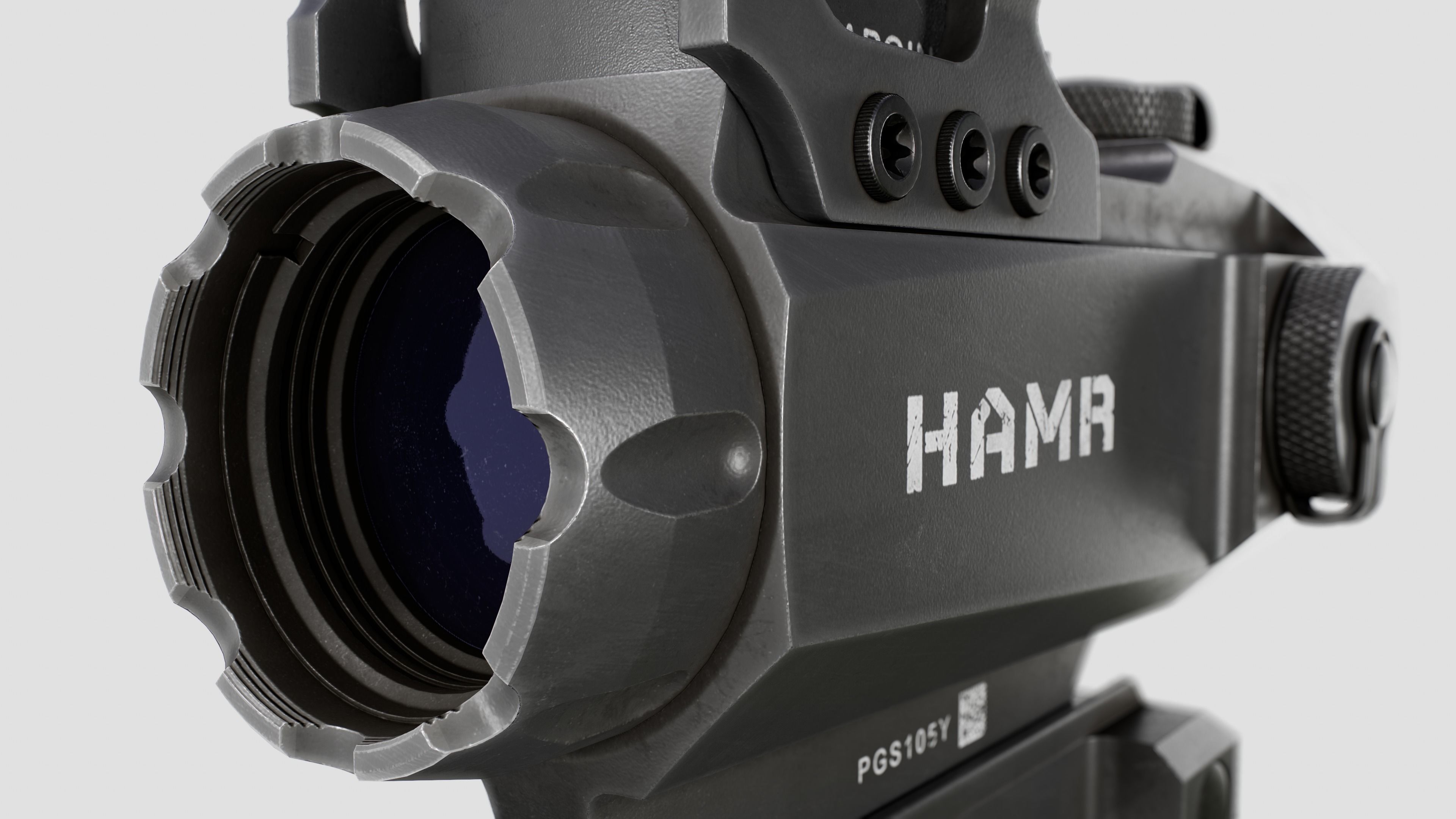 3D model Leupold Mark 4 HAMR 4x24mm High Accuracy Multi-Range Riflescope VR / AR / low-poly ...