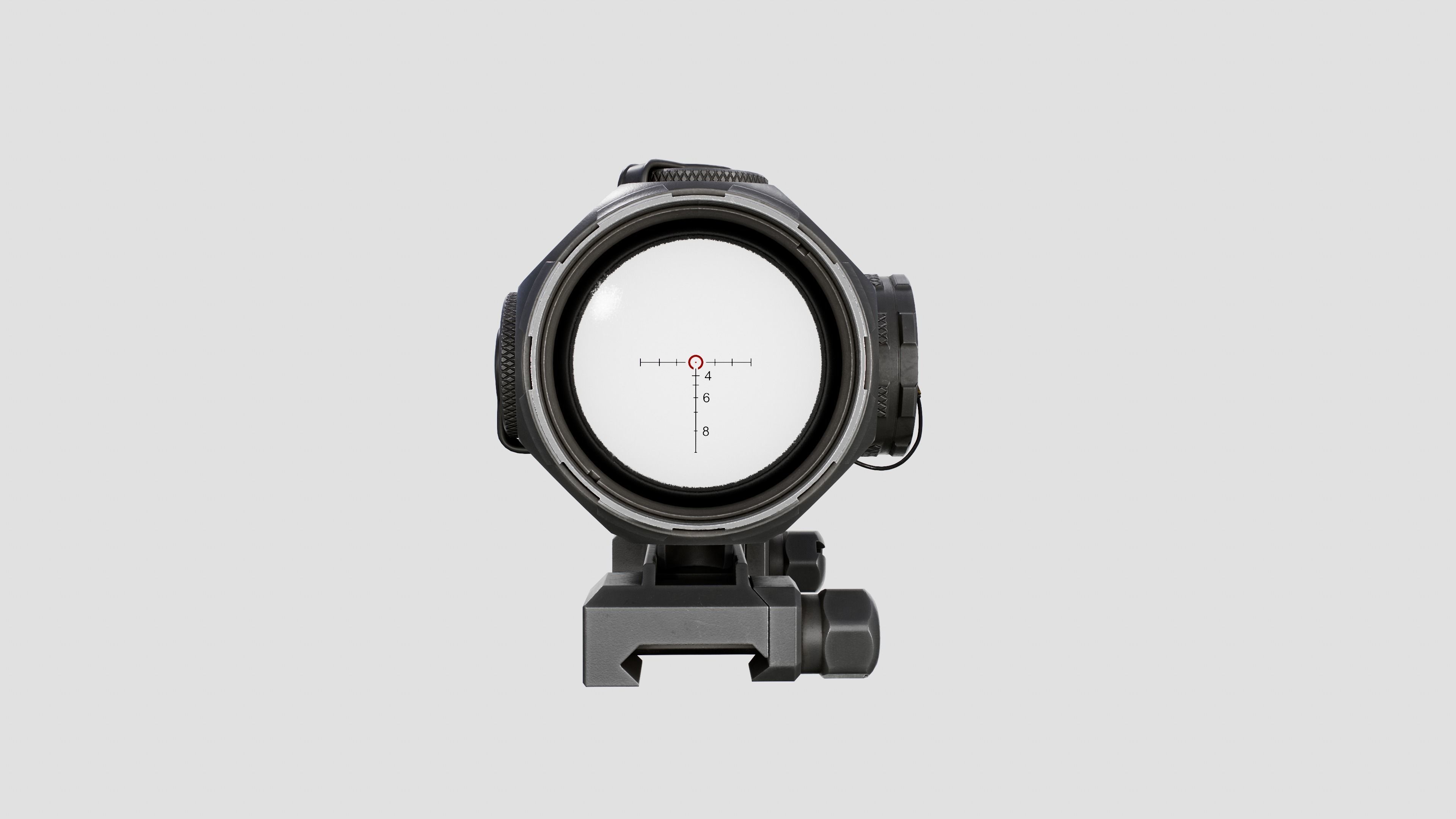 3D model Leupold Mark 4 HAMR 4x24mm High Accuracy Multi-Range Riflescope VR / AR / low-poly ...