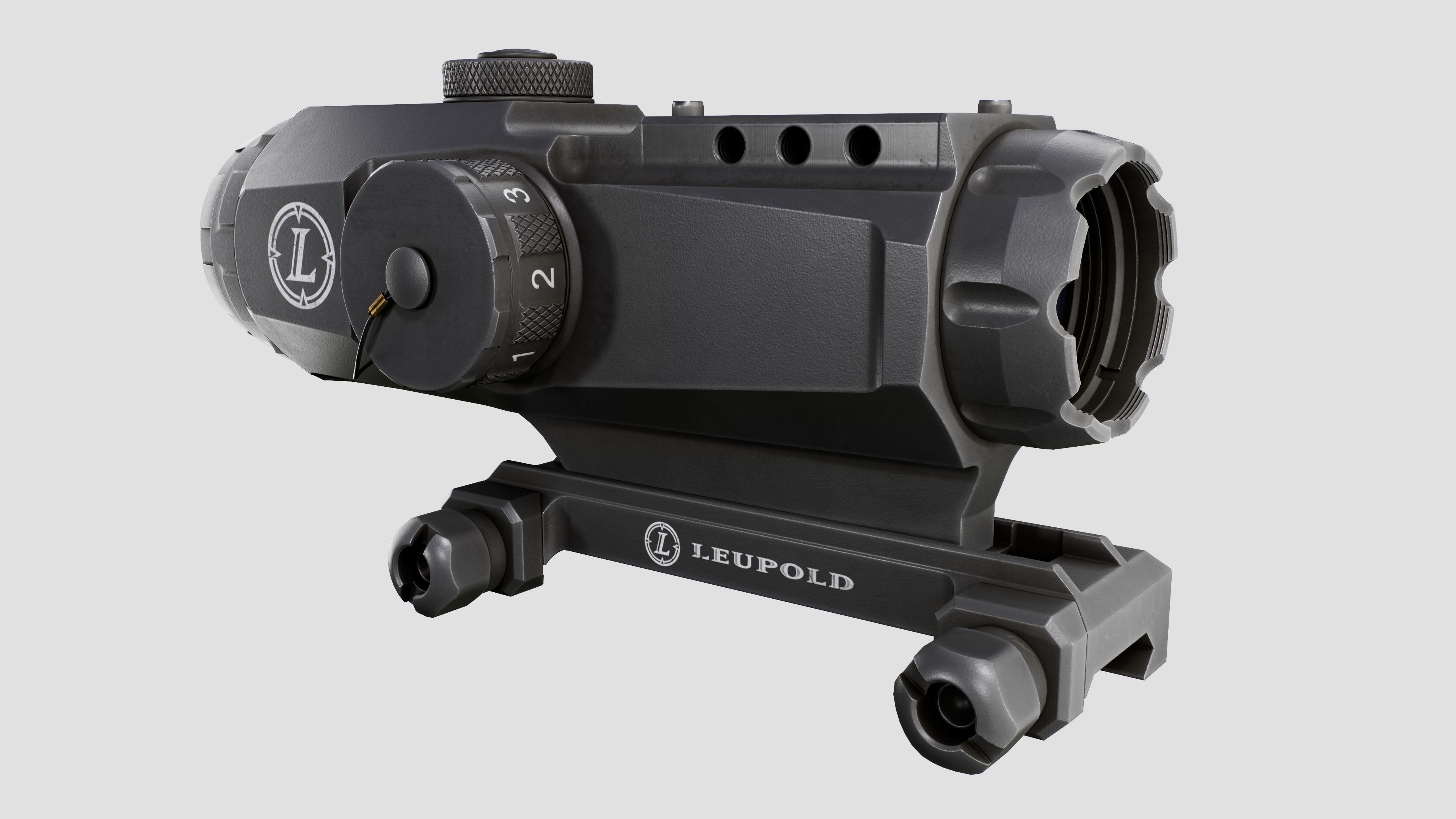 3D model Leupold Mark 4 HAMR 4x24mm High Accuracy Multi-Range ...