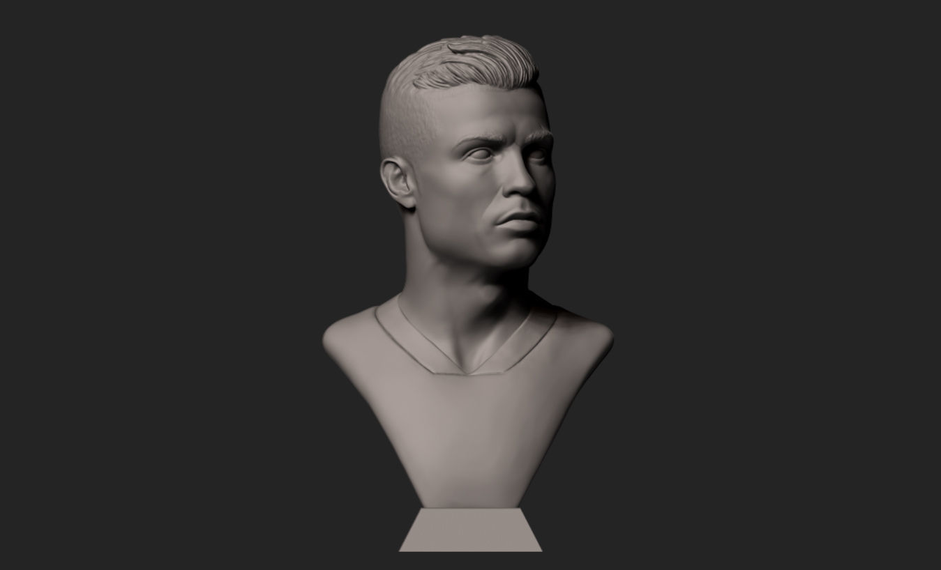Cristiano Ronaldo 3D model 3D printable | CGTrader