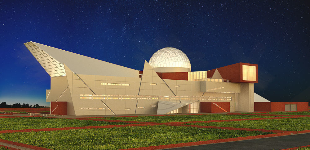 observatory and science center 3D model | CGTrader