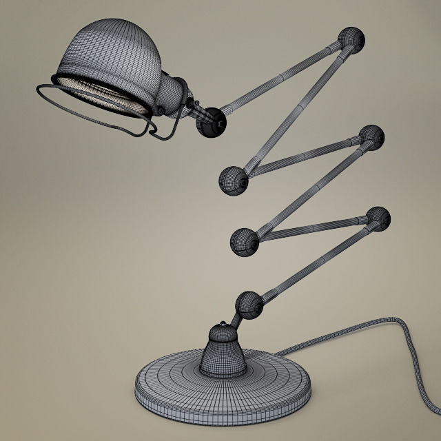 floor lamp - Jielde D9406 3D model rigged | CGTrader