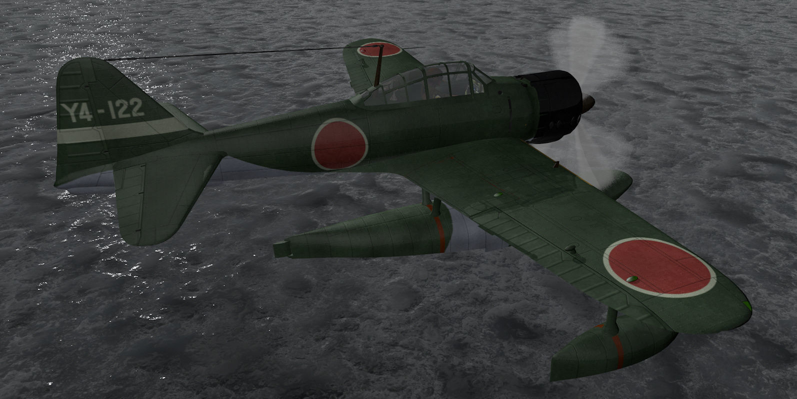 Nakajima A6M2-N Rufe 3D model | CGTrader