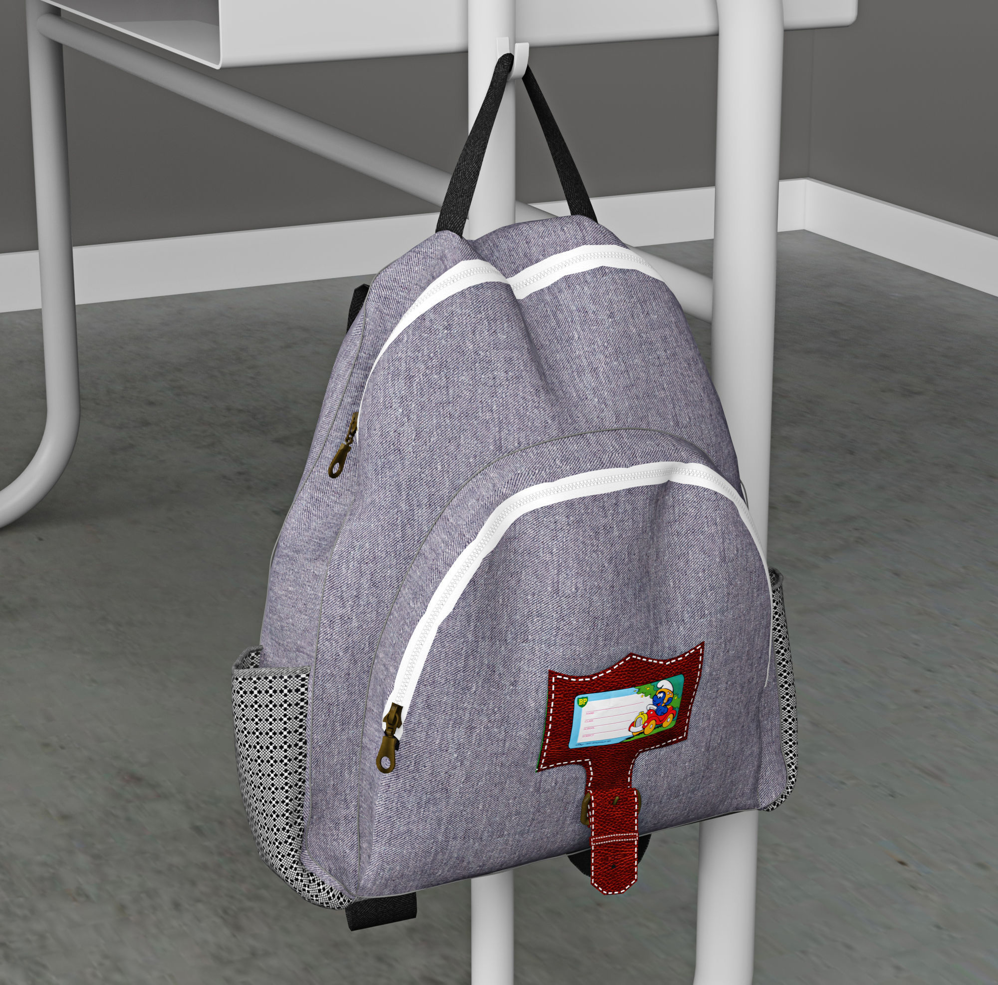 School supplies 3D model | CGTrader