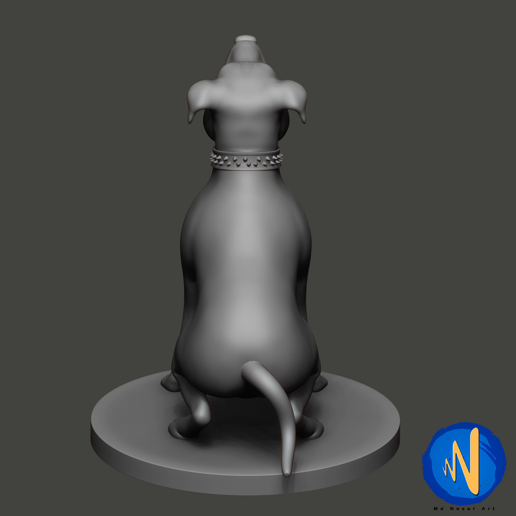 Dog Miniature 3D model 3D printable | CGTrader