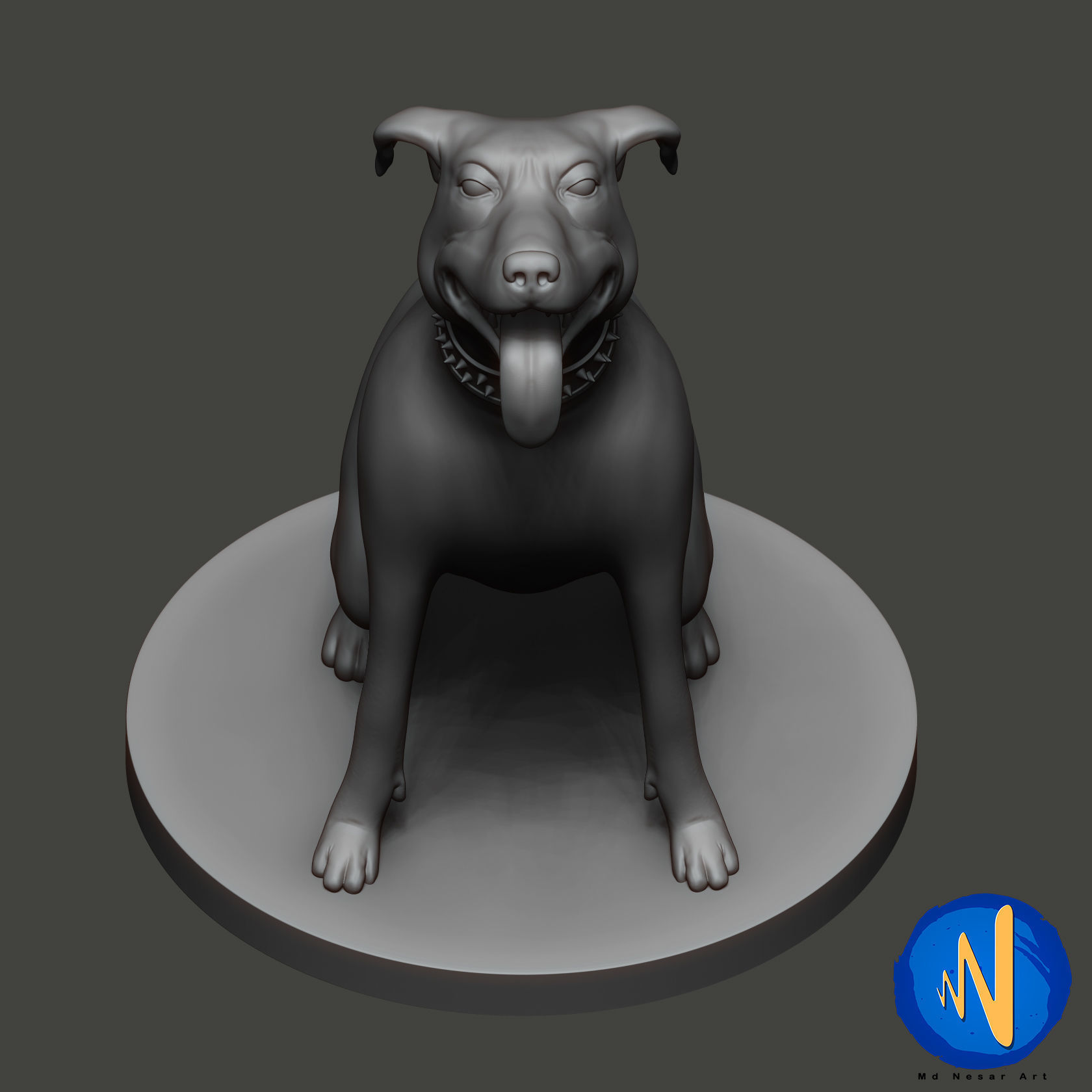 Dog Miniature 3D model 3D printable | CGTrader