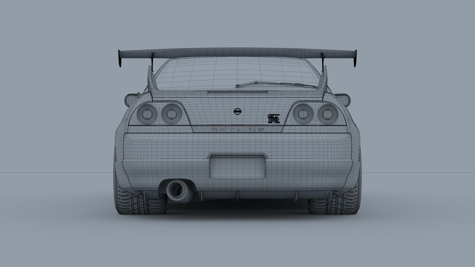 nissan GT-R R33 3D model | CGTrader