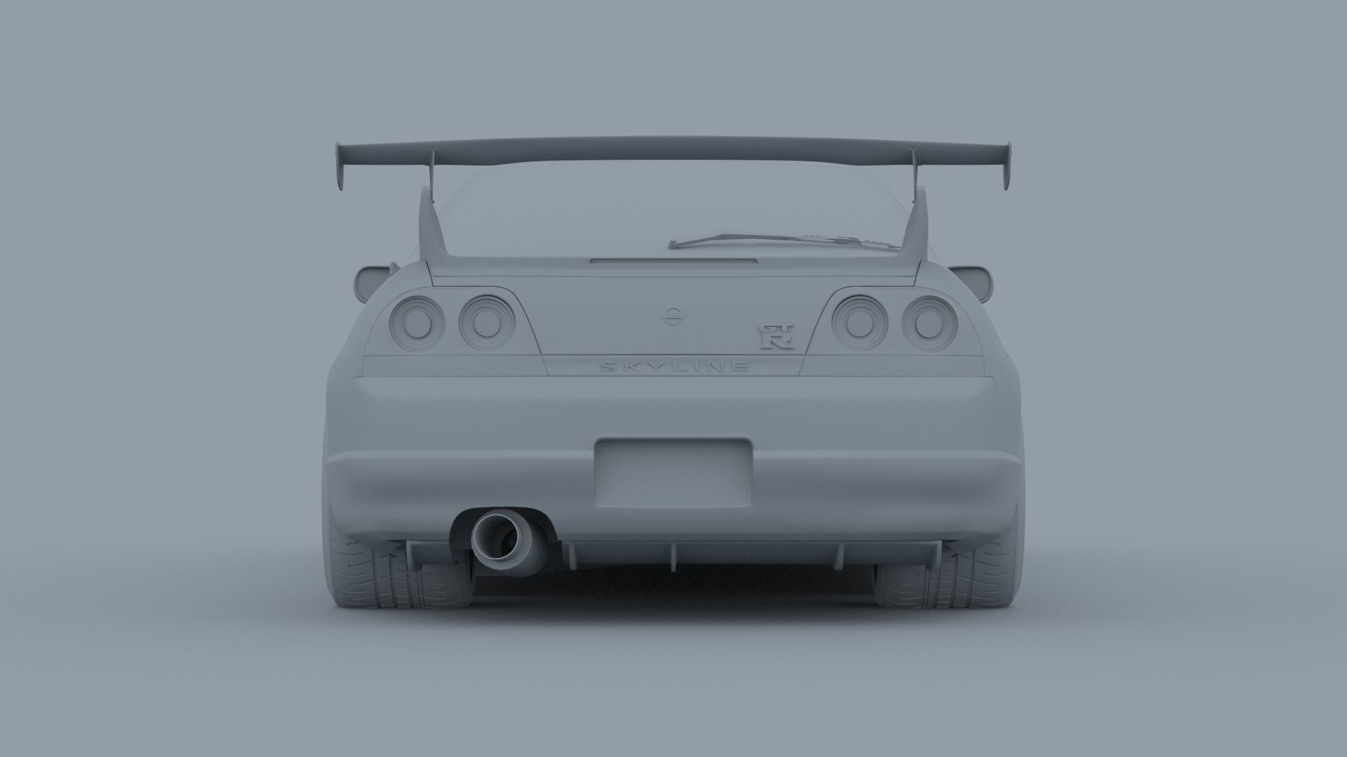 nissan GT-R R33 3D model | CGTrader
