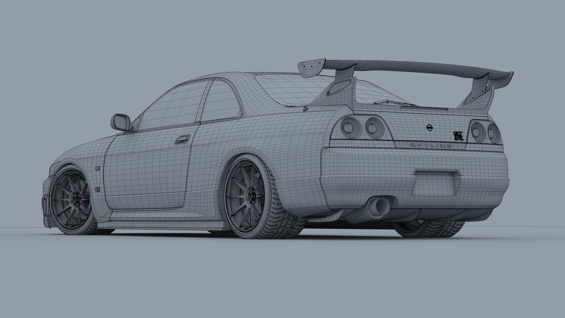 nissan GT-R R33 3D model | CGTrader