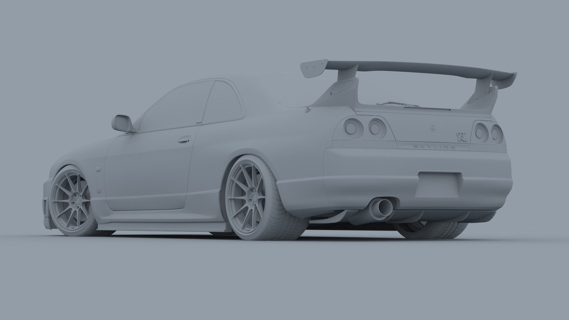 nissan GT-R R33 3D model | CGTrader