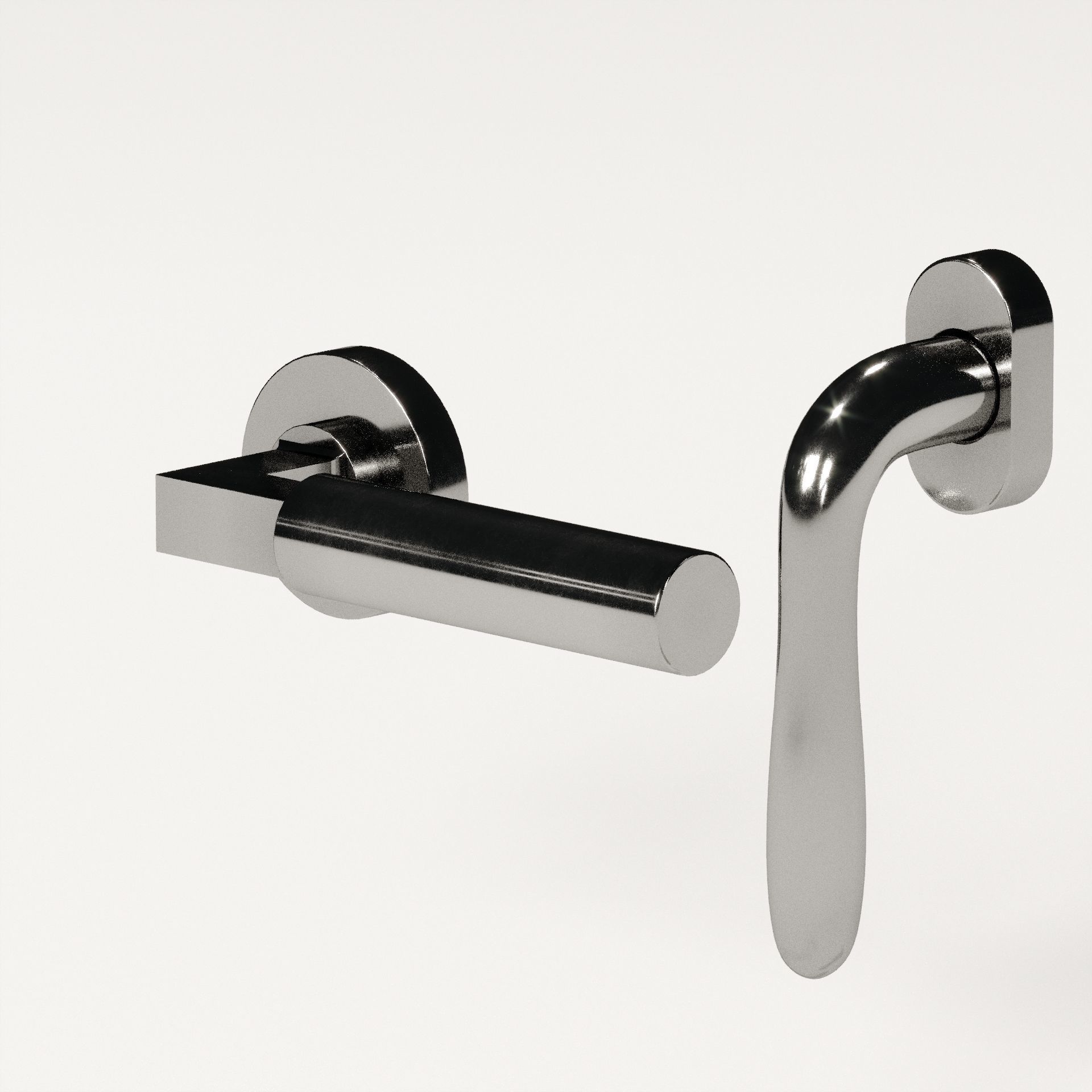 Window and Door Handles 3D model | CGTrader