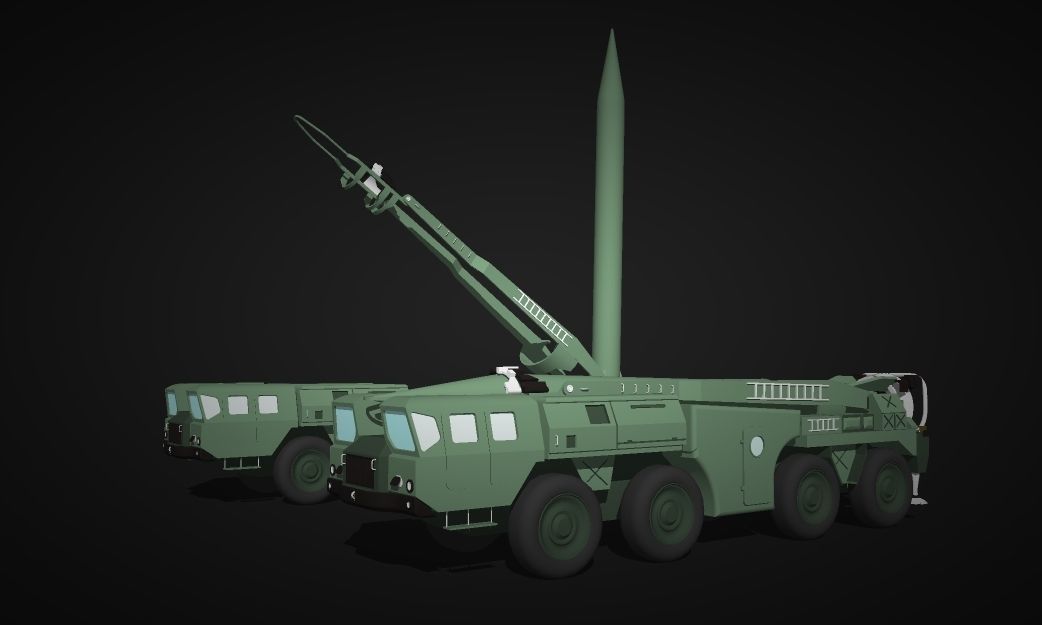 scud launcher 3D model | CGTrader