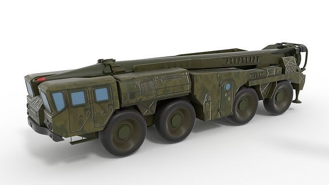scud launcher 3D model | CGTrader