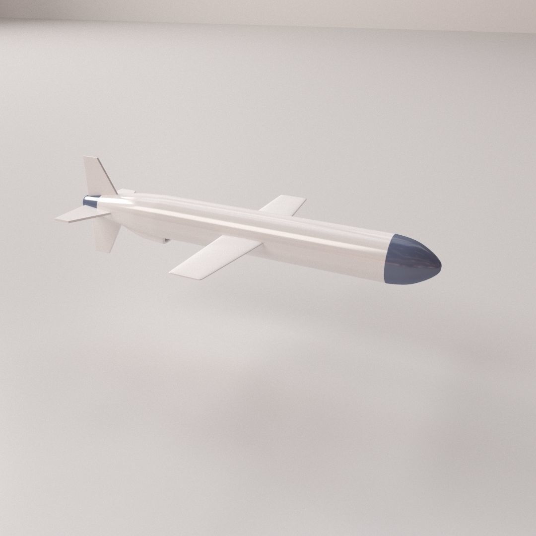 Tomahawk Cruise Missile 3D model | CGTrader