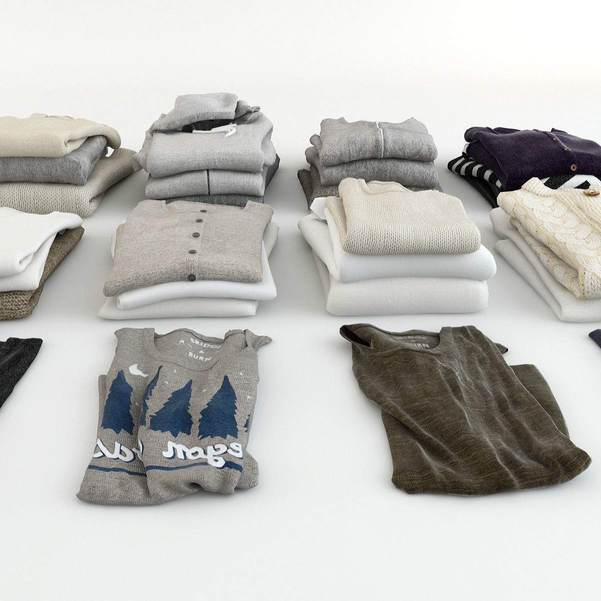 Stacked Things 3D model | CGTrader