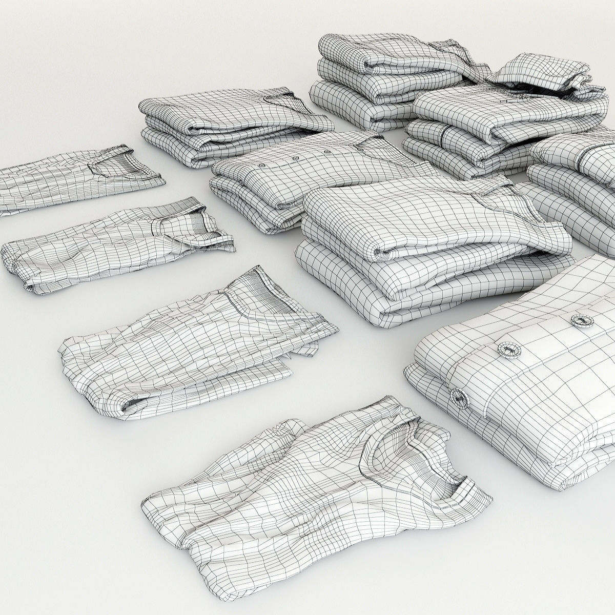 Stacked Things 3D model | CGTrader