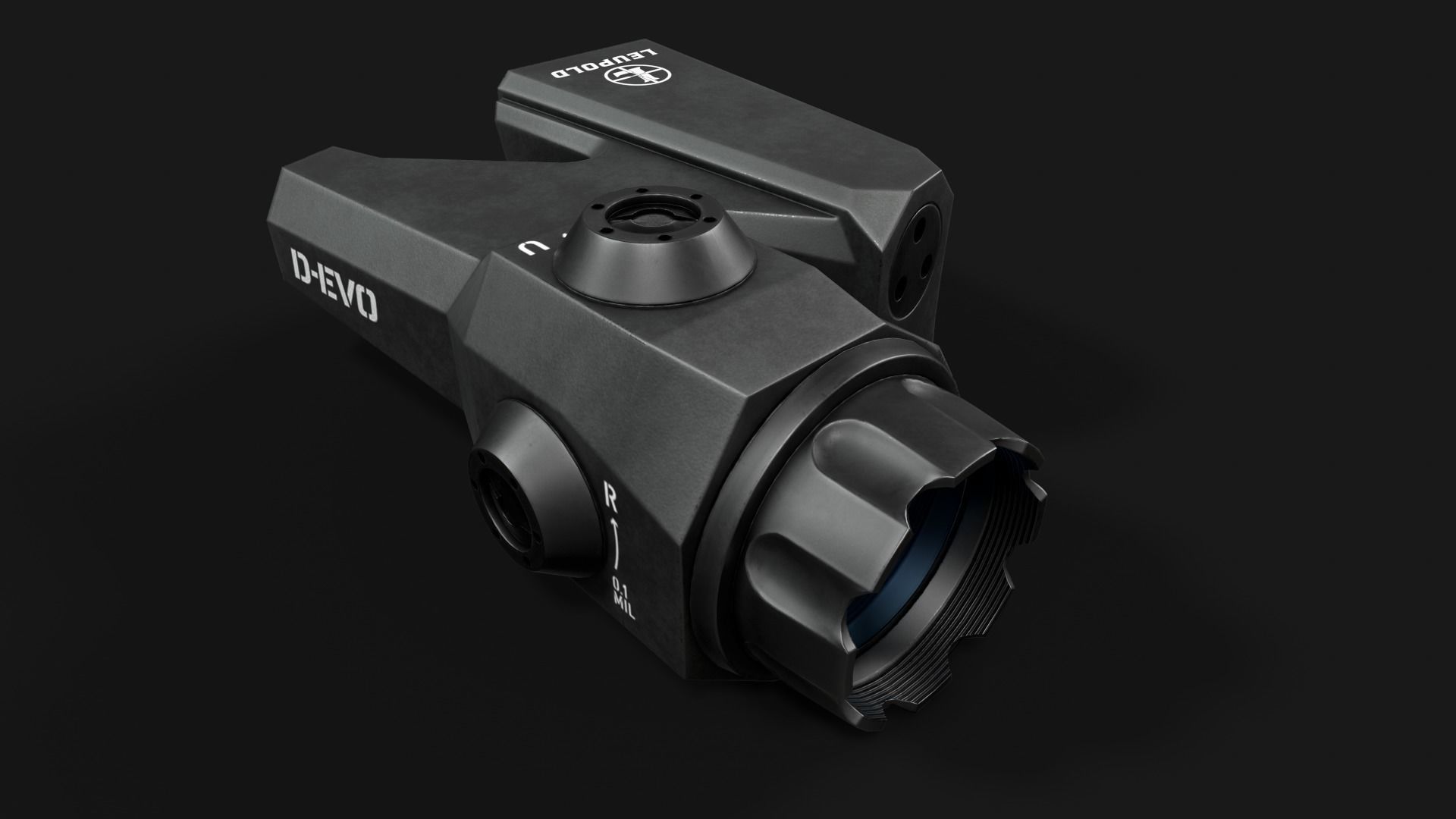 3D model Leupold D-EVO Dual Enhanced View Optic 6x Scope VR / AR / low ...