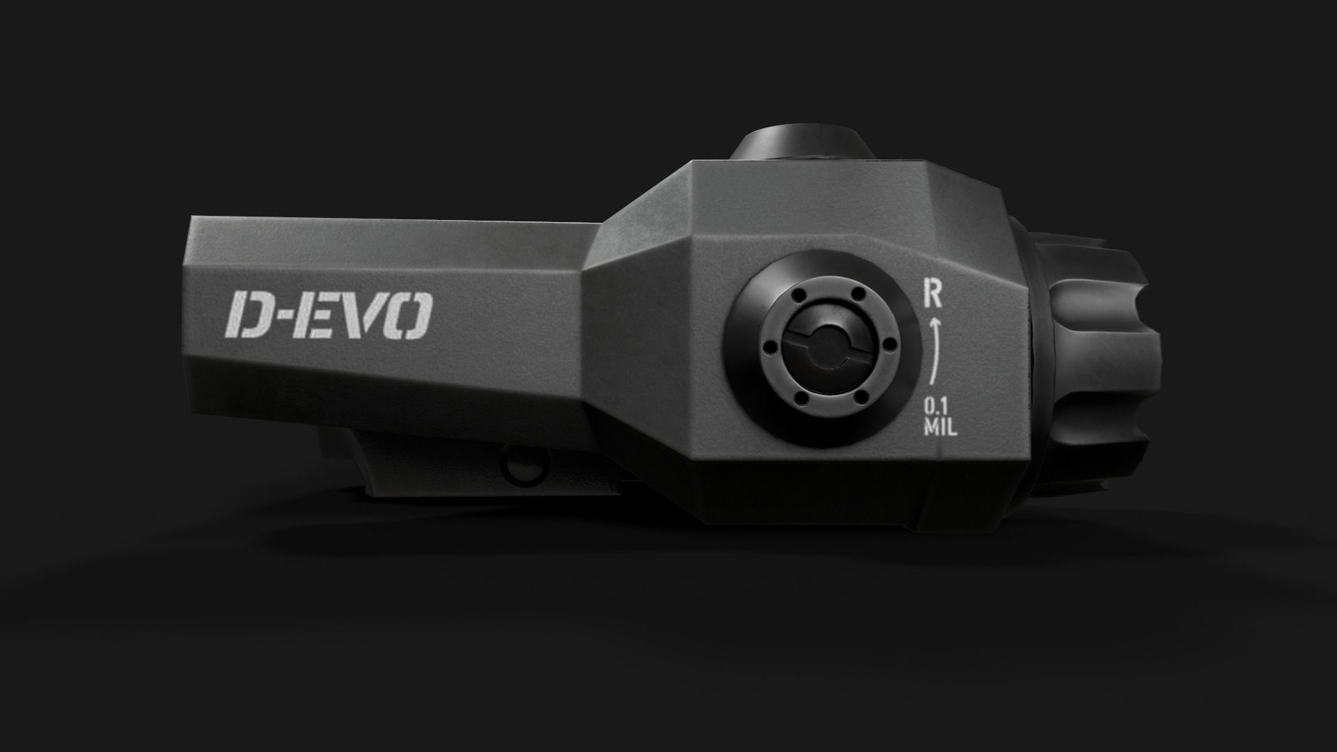 3D model Leupold D-EVO Dual Enhanced View Optic 6x Scope VR / AR / low ...