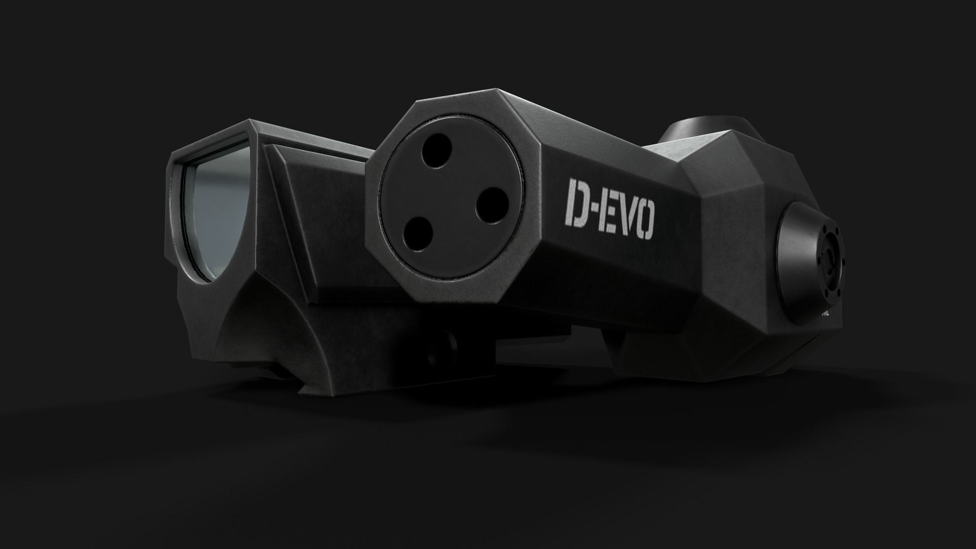 3D model Leupold D-EVO Dual Enhanced View Optic 6x Scope VR / AR / low ...