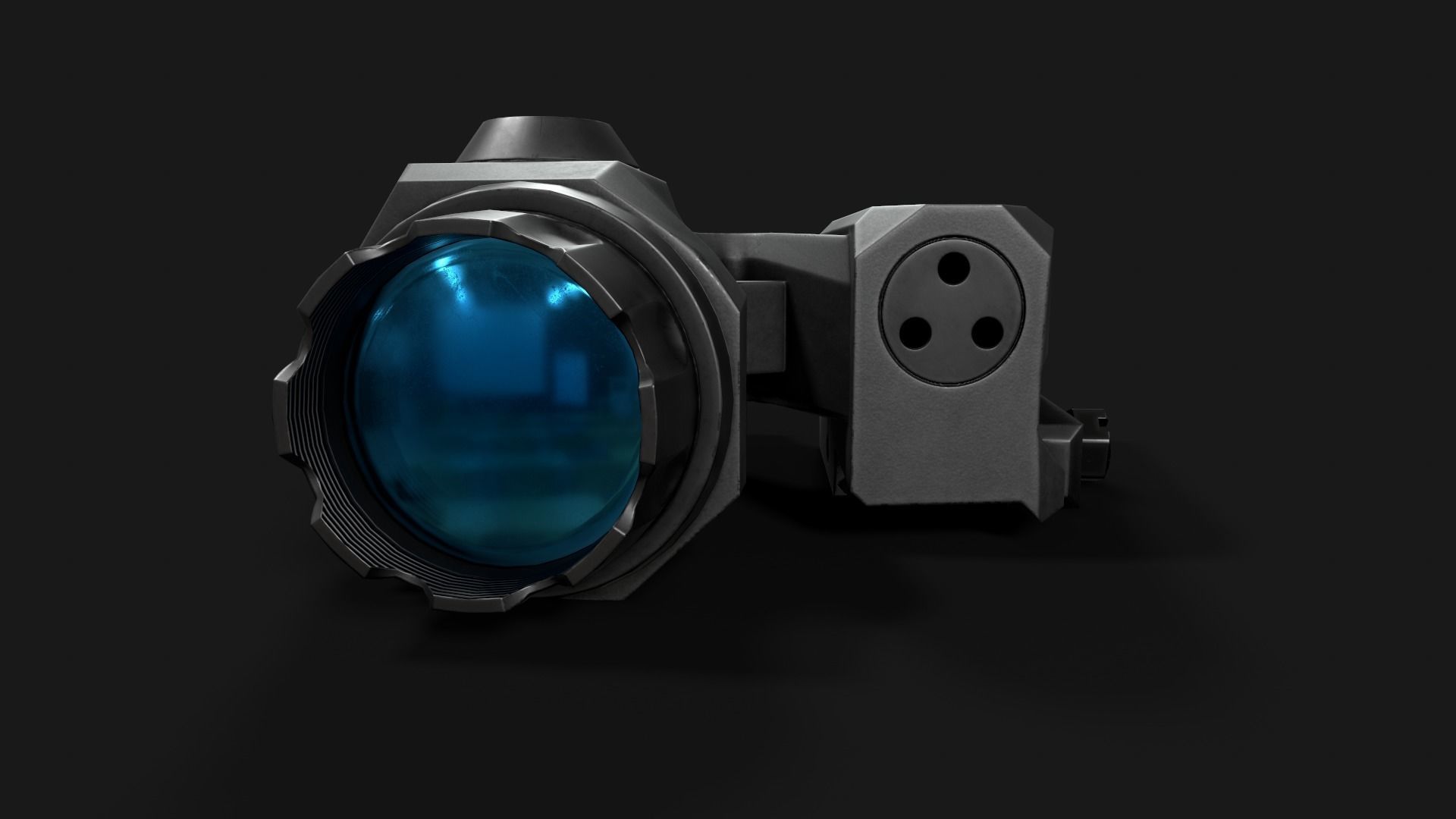 3D model Leupold D-EVO Dual Enhanced View Optic 6x Scope VR / AR / low ...