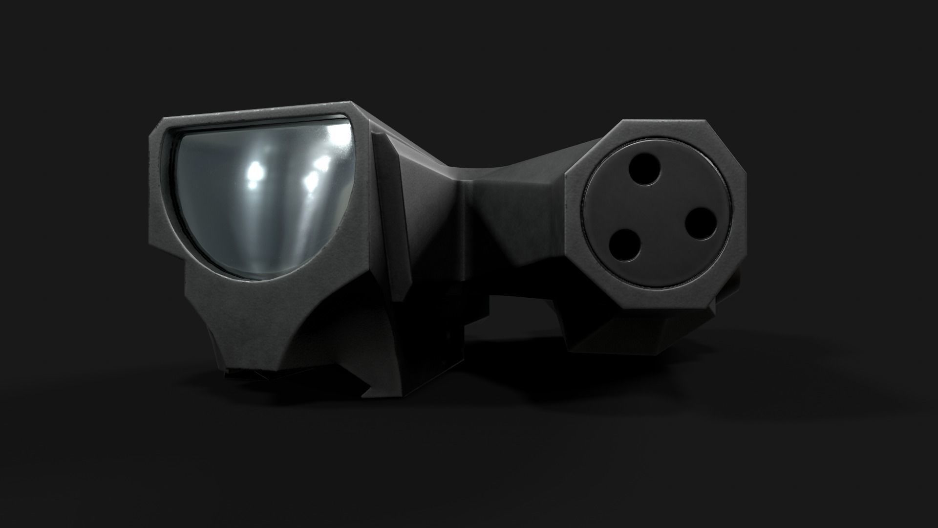3D model Leupold D-EVO Dual Enhanced View Optic 6x Scope VR / AR / low ...