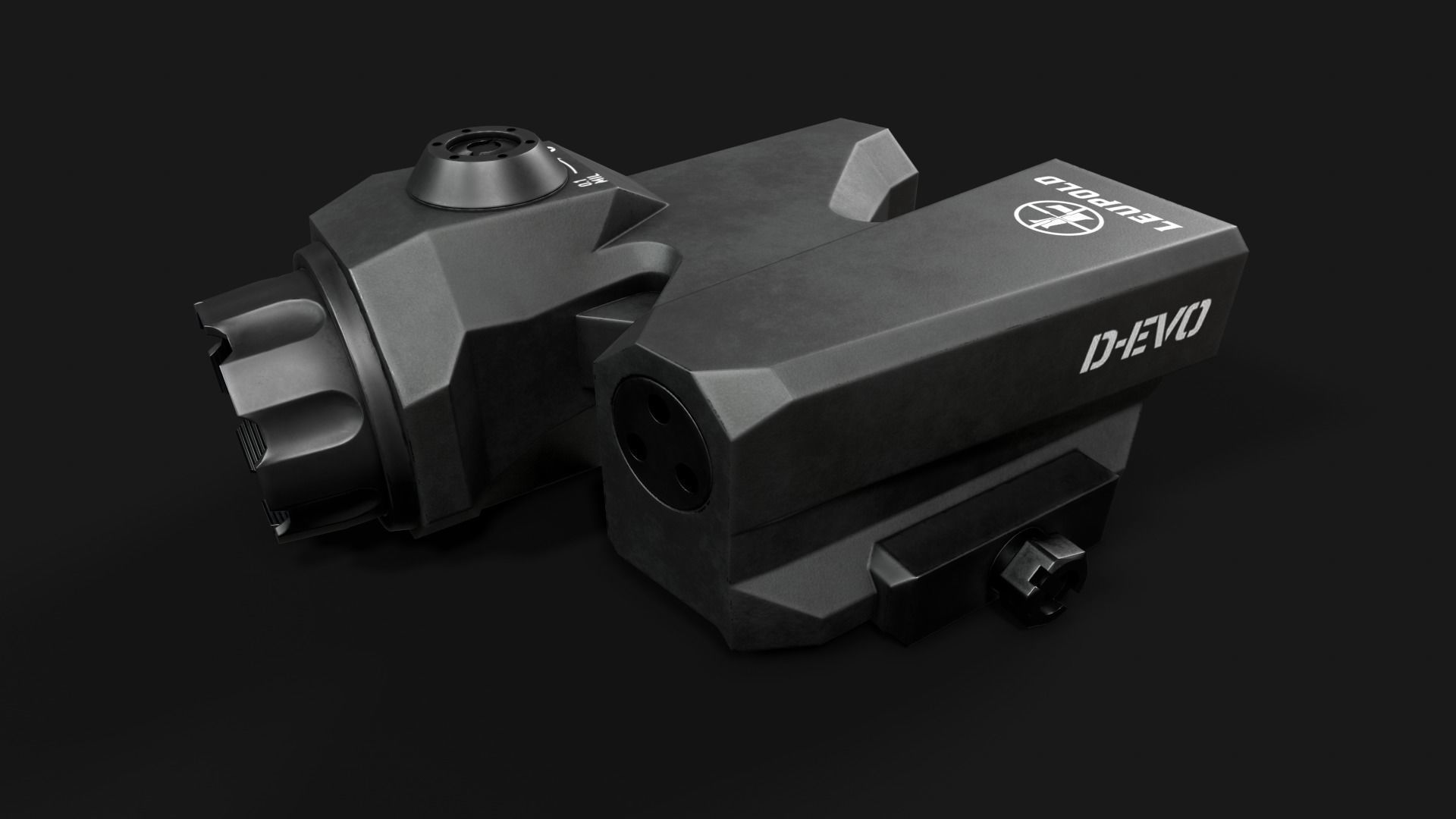 3D model Leupold D-EVO Dual Enhanced View Optic 6x Scope VR / AR / low ...