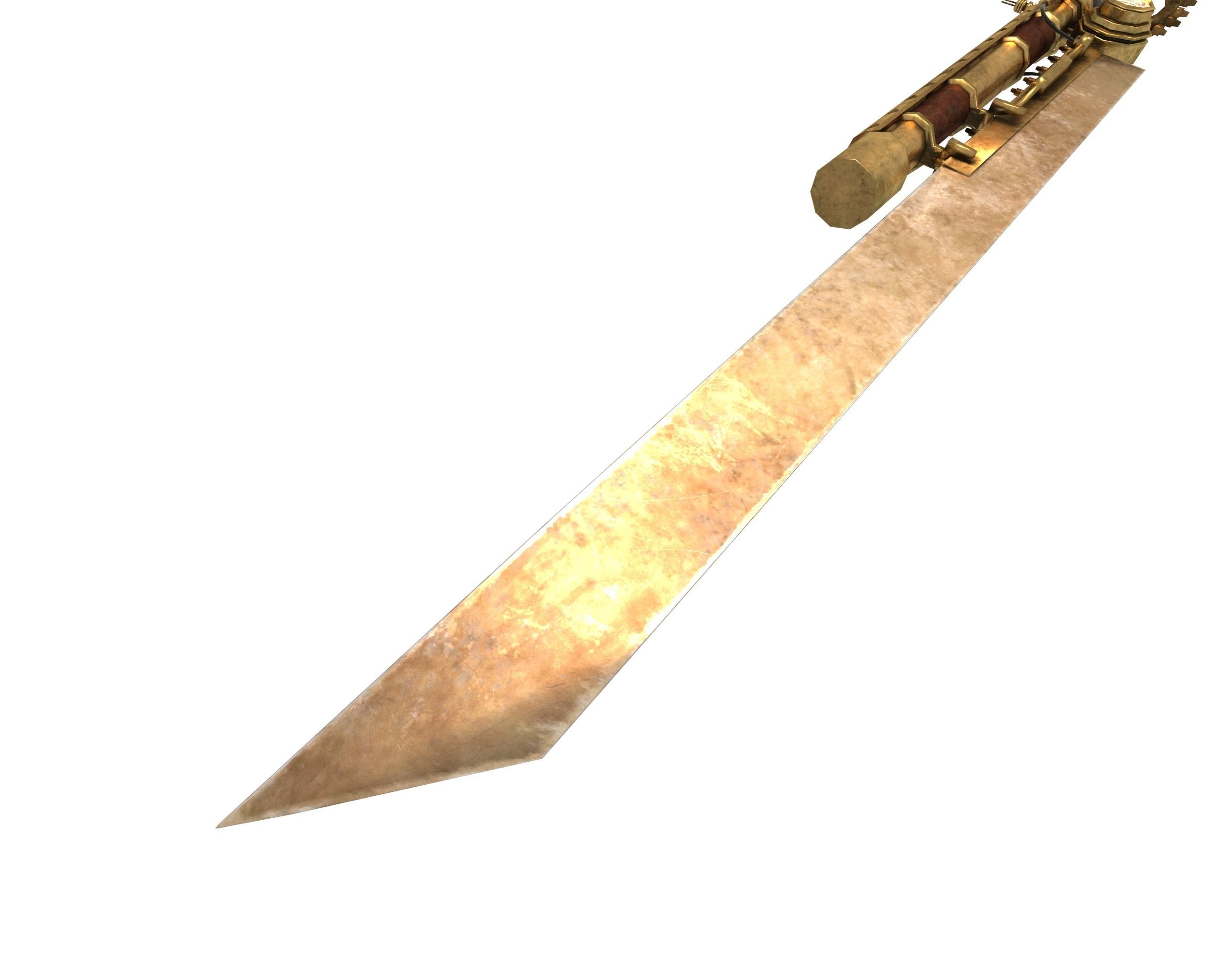 Steampunk Sword free VR / AR / low-poly 3D model | CGTrader