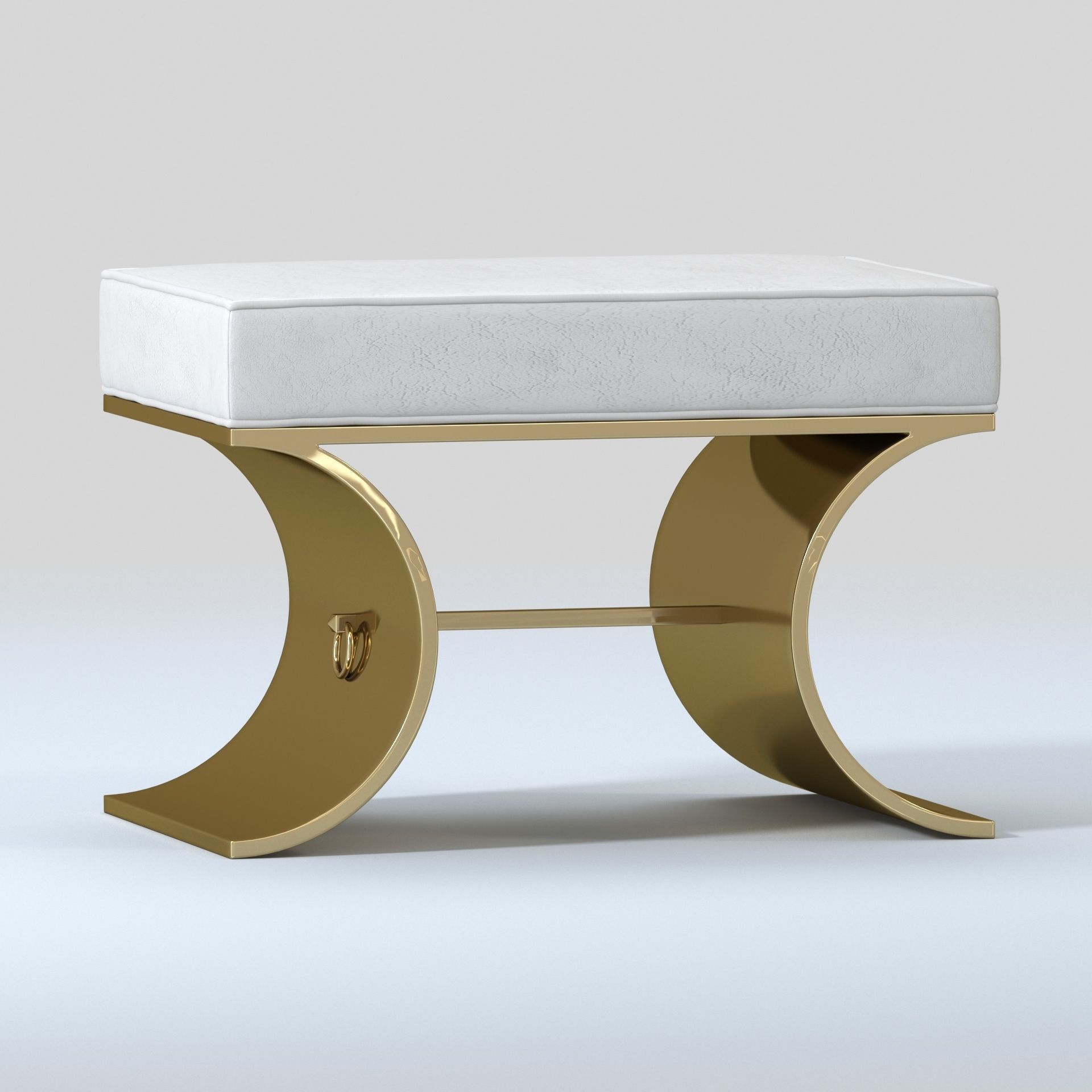 BERNHARDT JET SET BENCH 3D model | CGTrader