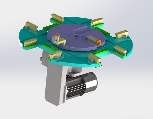 The dividing plate mechanism 3D model | CGTrader