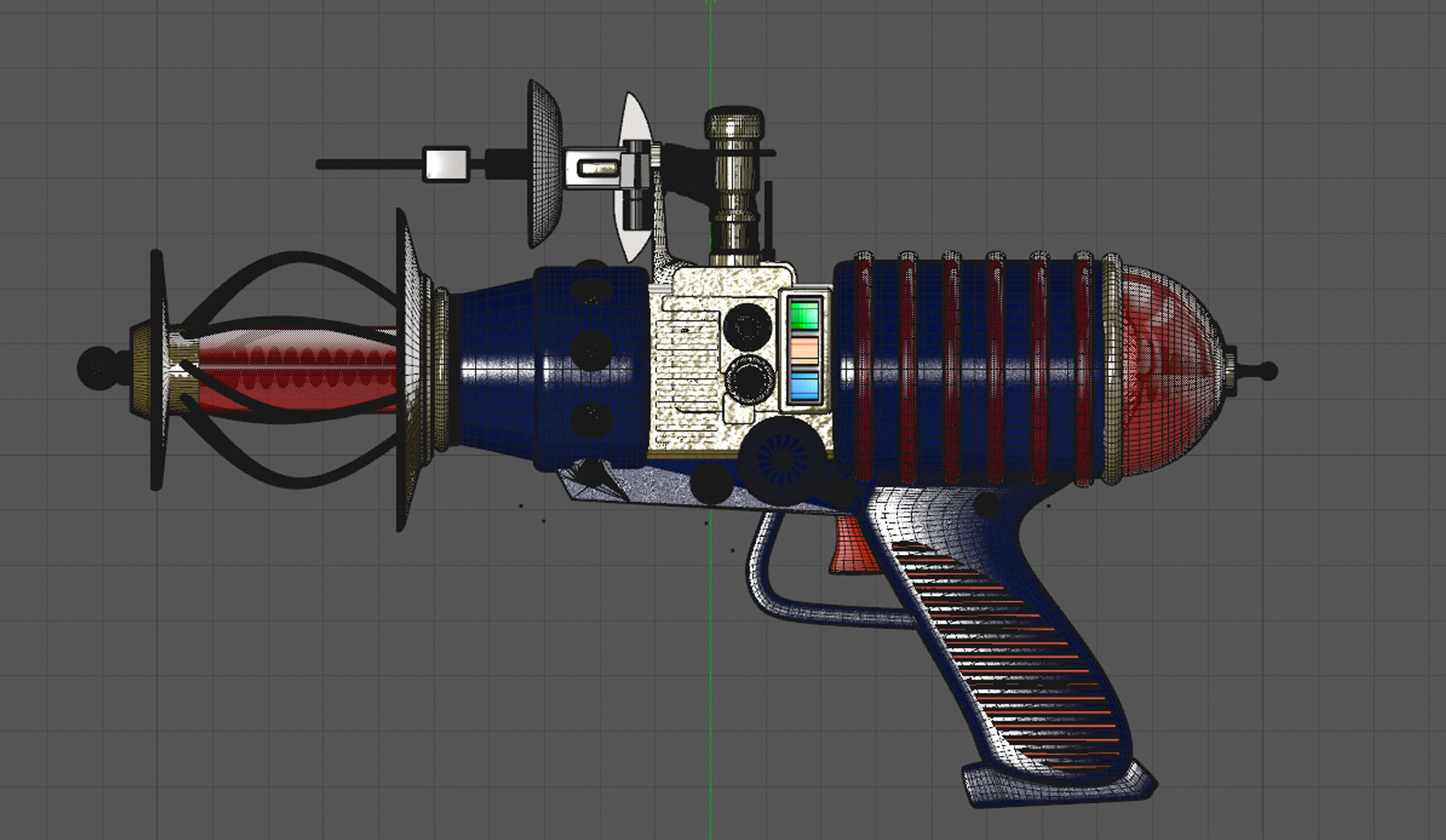 SPACE CARTOON BLASTER 3D model | CGTrader