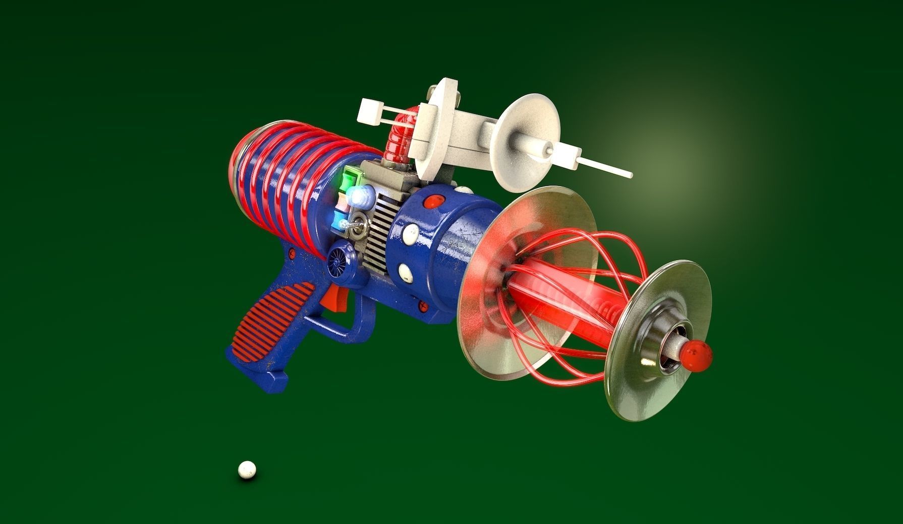 SPACE CARTOON BLASTER 3D model | CGTrader