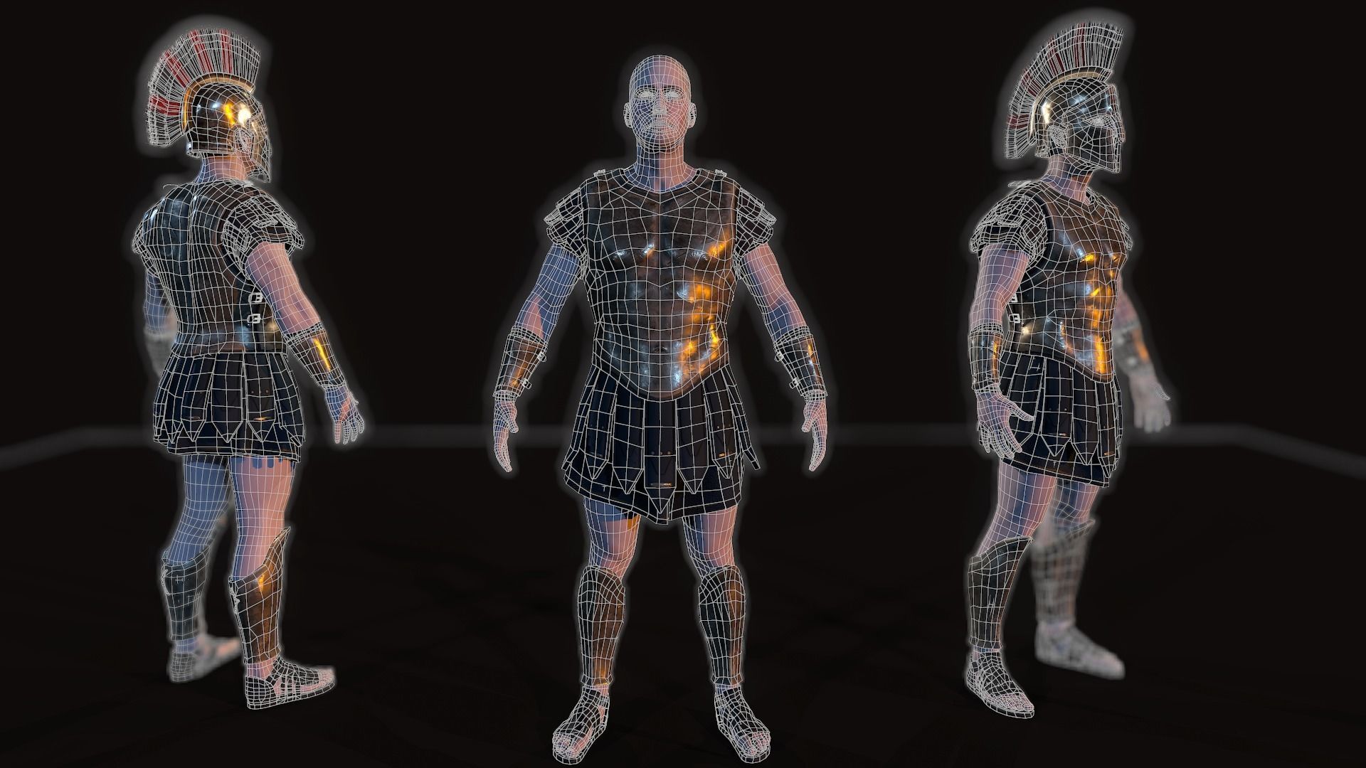 3D model Hoplite VR / AR / low-poly | CGTrader