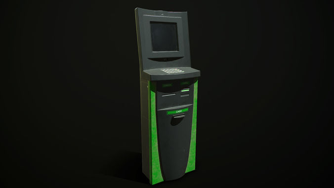 3D model Cash Terminal 01 VR / AR / low-poly | CGTrader