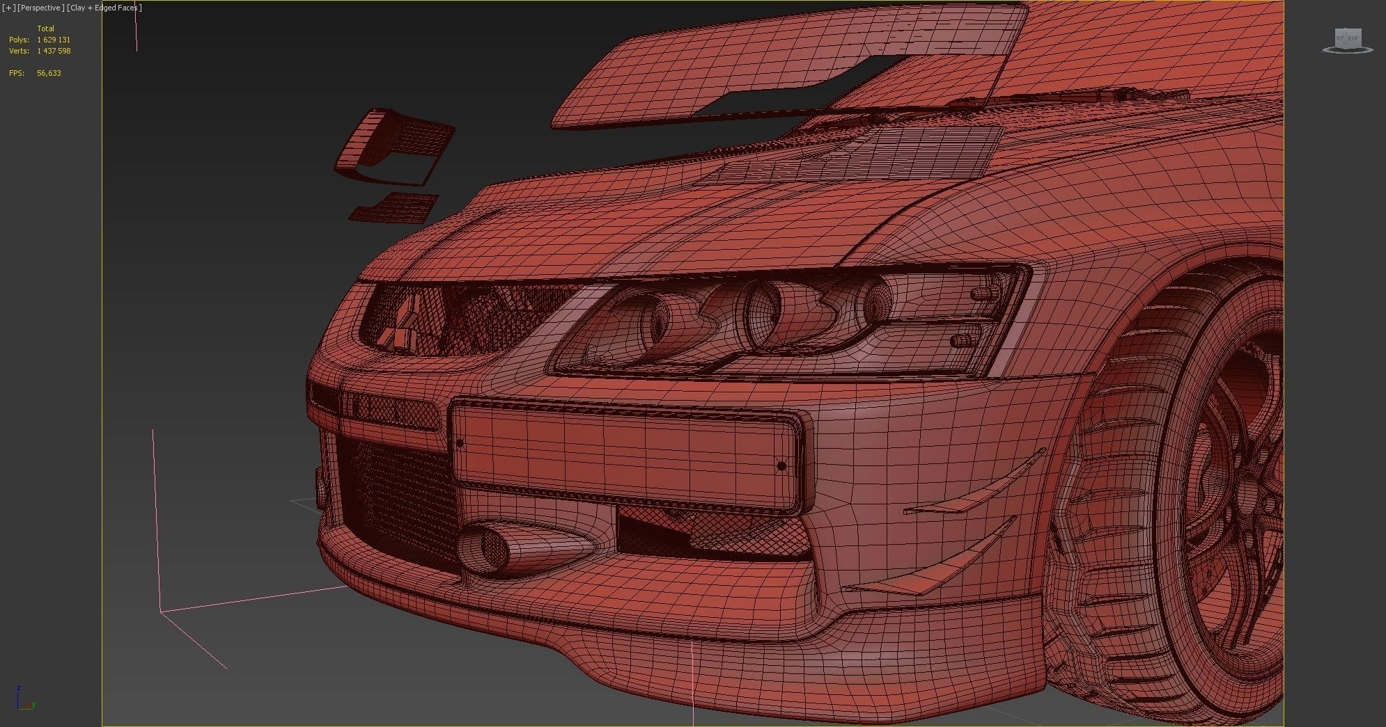 Lancer Evolution IX Tuned 3D model animated | CGTrader