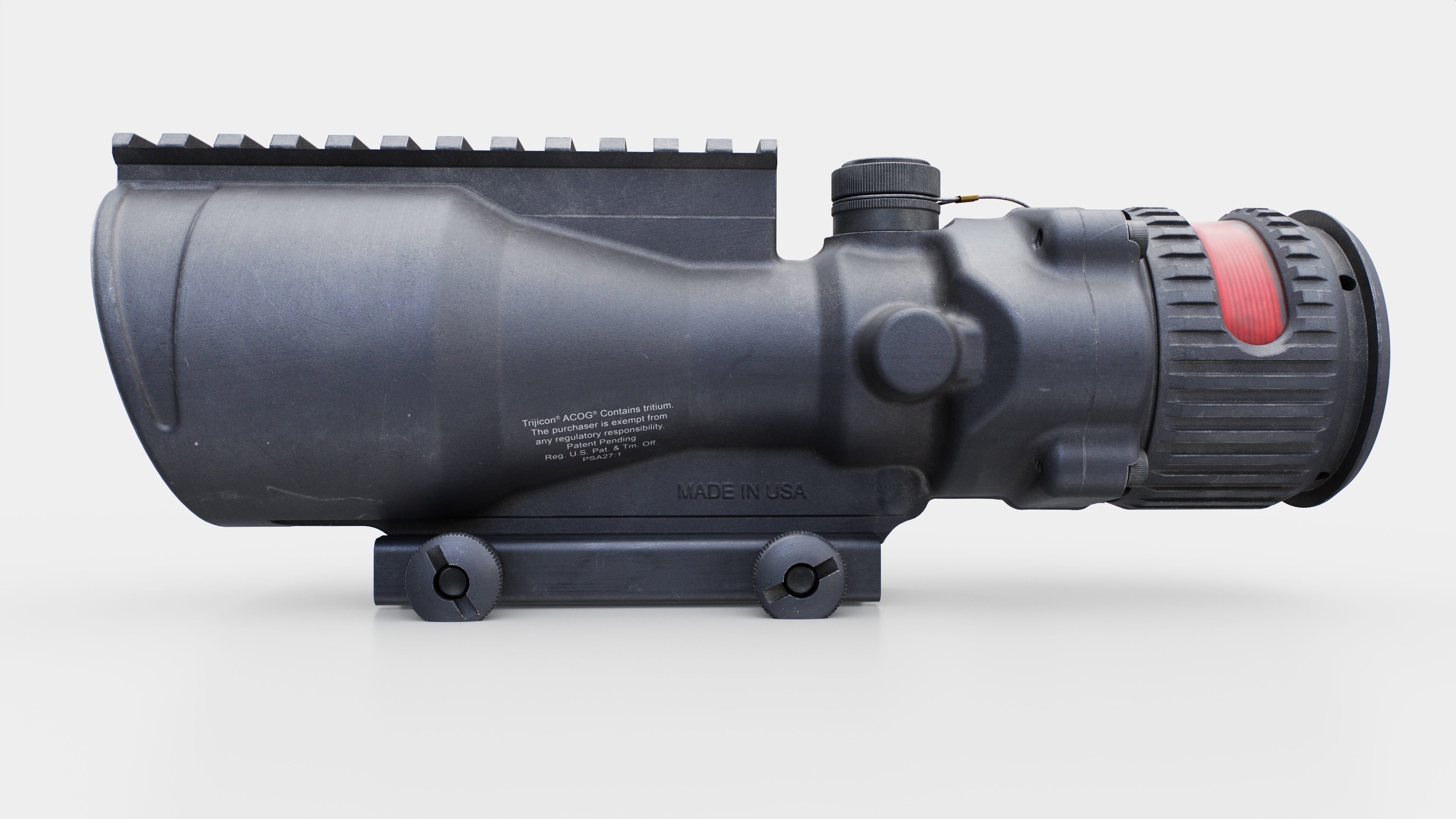 3D model Trijicon ACOG 6x48 Machine Gun Optic VR / AR / low-poly | CGTrader