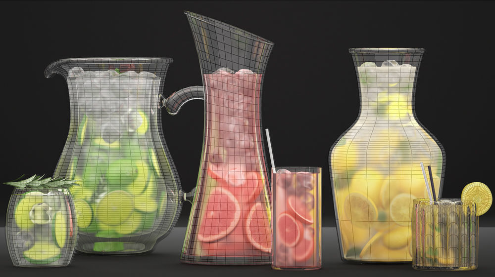Beverages Collection 3D model | CGTrader