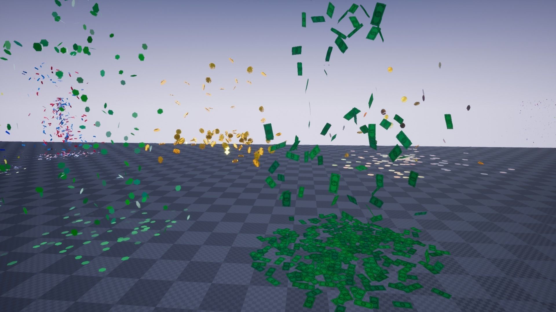 3D model Confetti FX Pack - Unreal Engine 4 VR / AR / low-poly animated | CGTrader