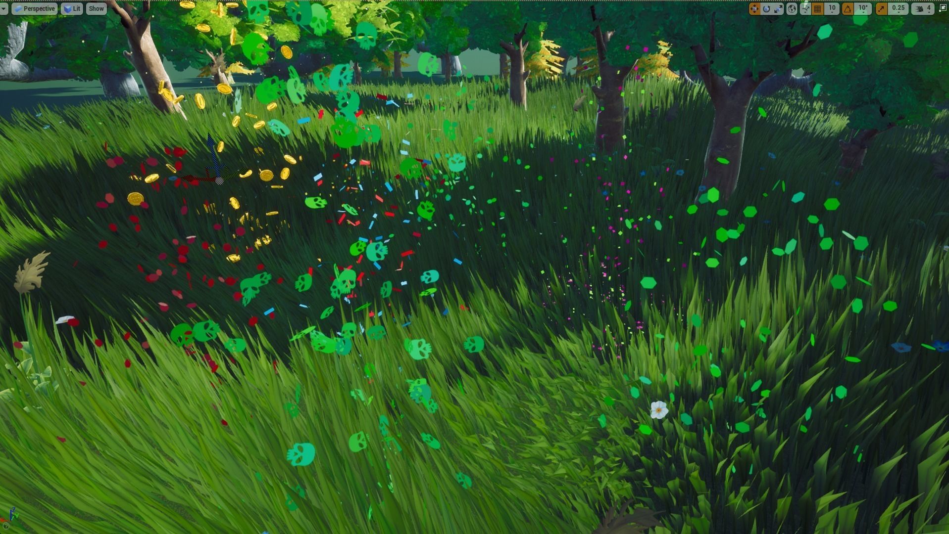 3D model Confetti FX Pack - Unreal Engine 4 VR / AR / low-poly animated ...