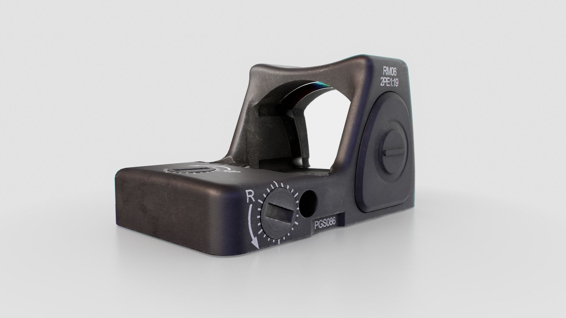 3D model Trijicon RMR Miniature Reflex Sight VR / AR / low-poly | CGTrader