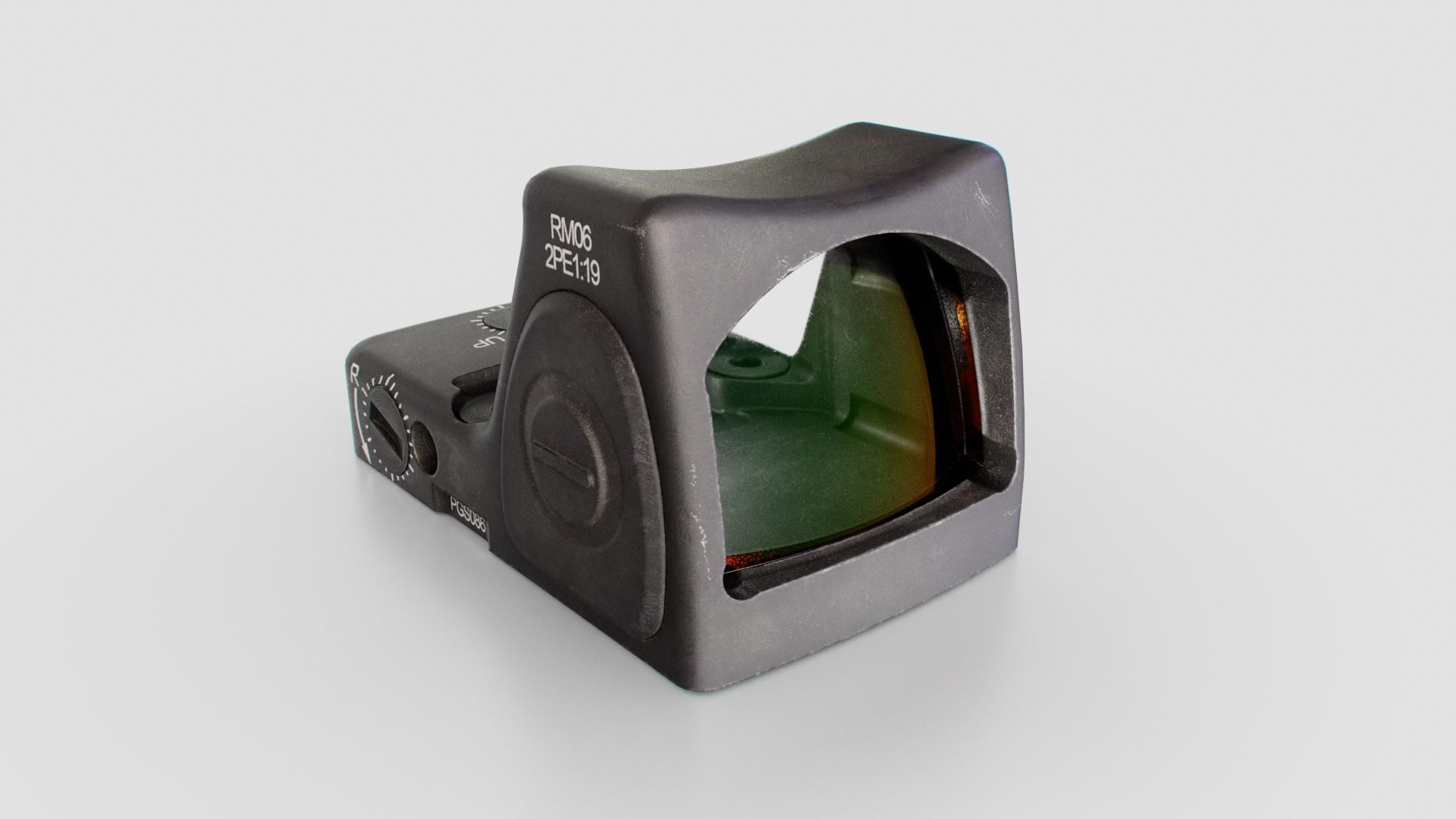 3D model Trijicon RMR Miniature Reflex Sight VR / AR / low-poly | CGTrader
