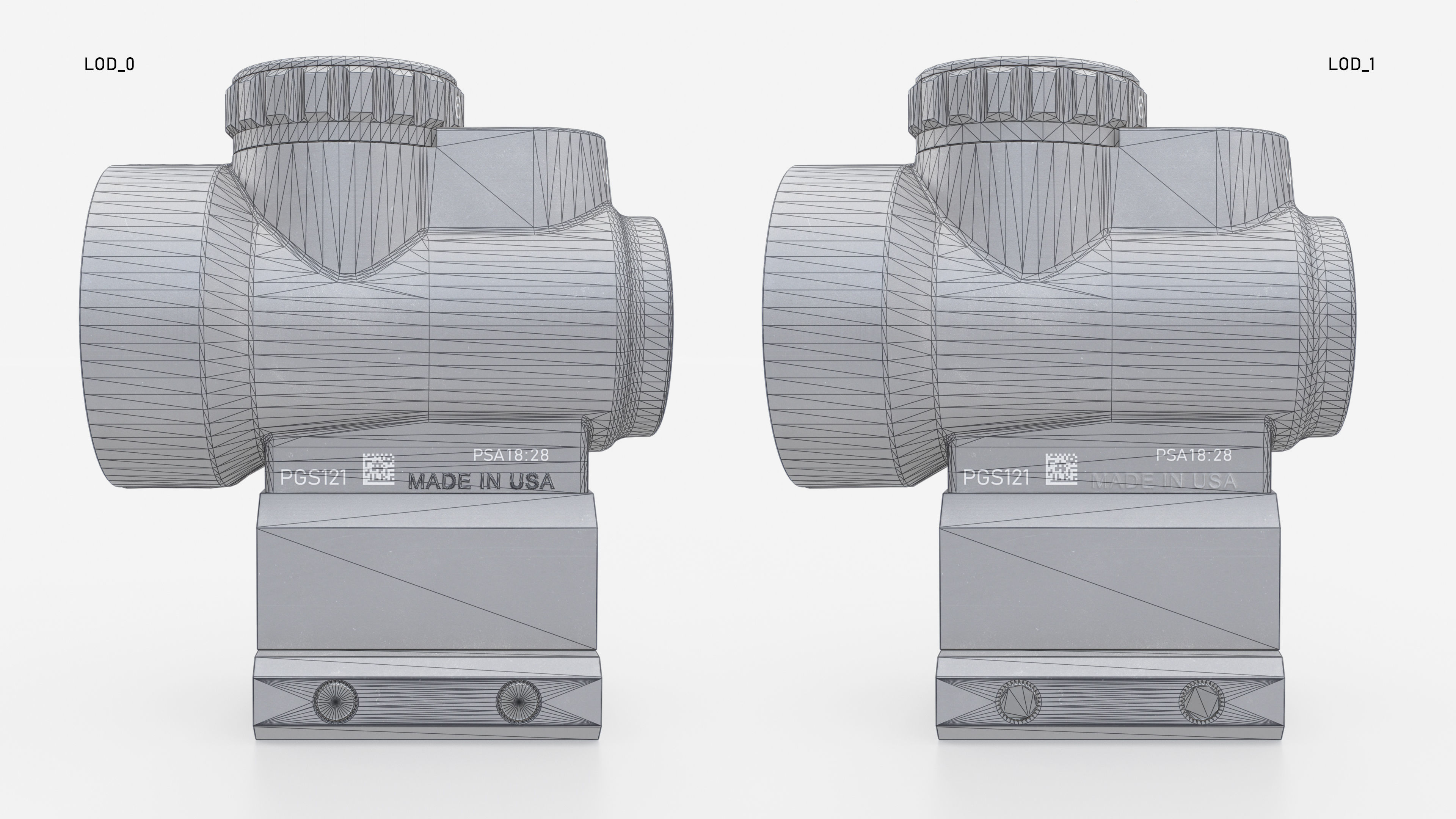 3D model Trijicon MRO Red Dot Sight VR / AR / low-poly | CGTrader
