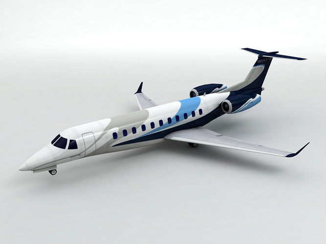 3D model Embraer Legacy 600 Aircraft VR / AR / low-poly | CGTrader