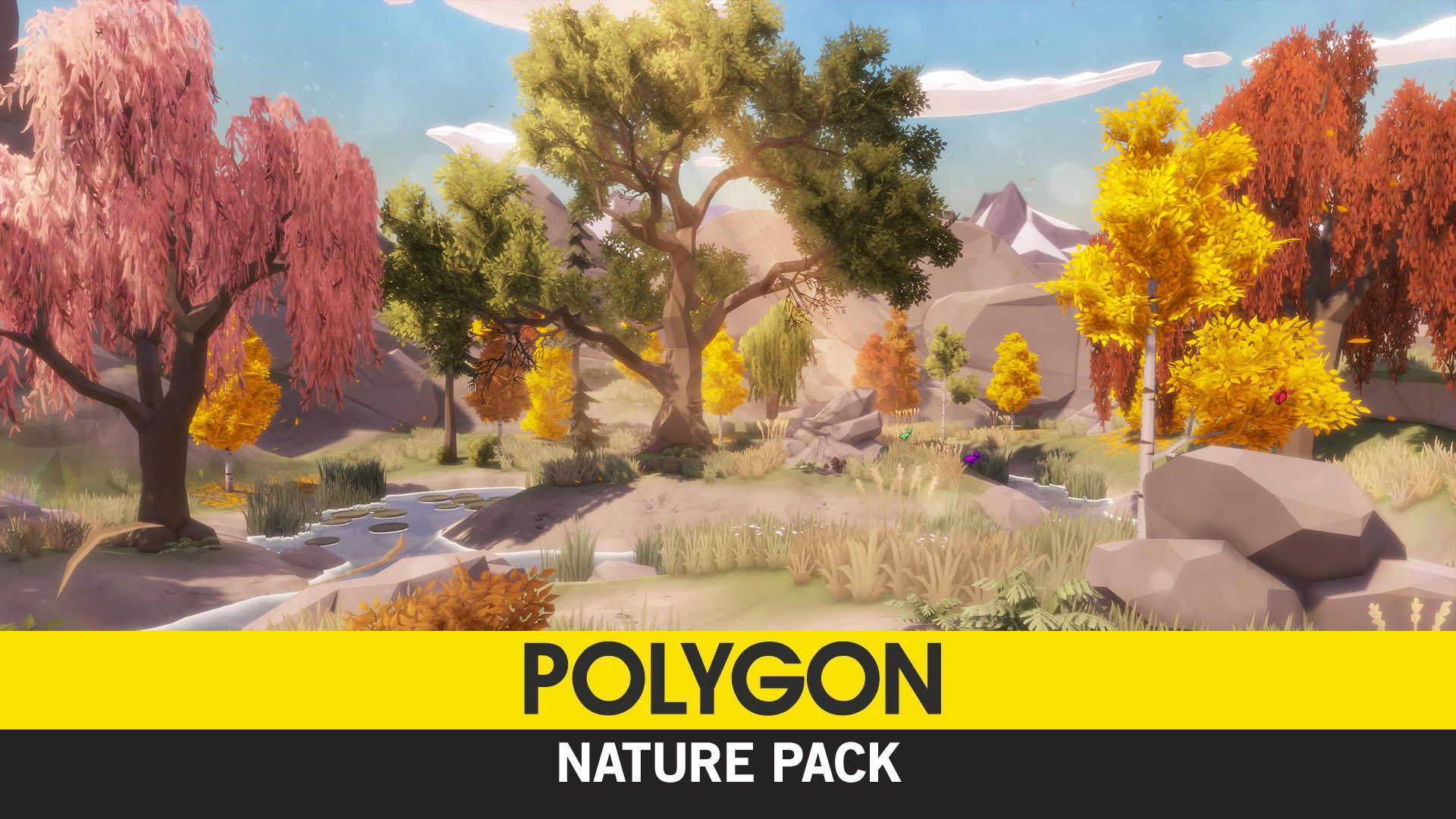 3D model POLYGON - Nature Pack VR / AR / low-poly animated | CGTrader