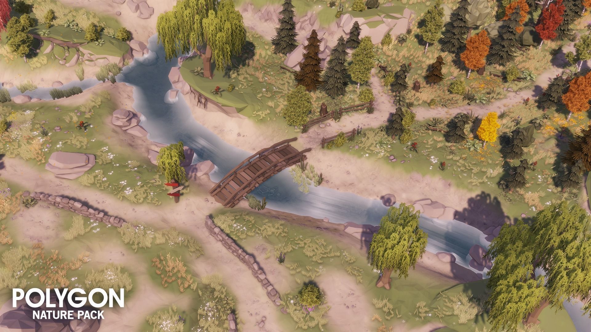 3D model POLYGON - Nature Pack VR / AR / low-poly animated | CGTrader