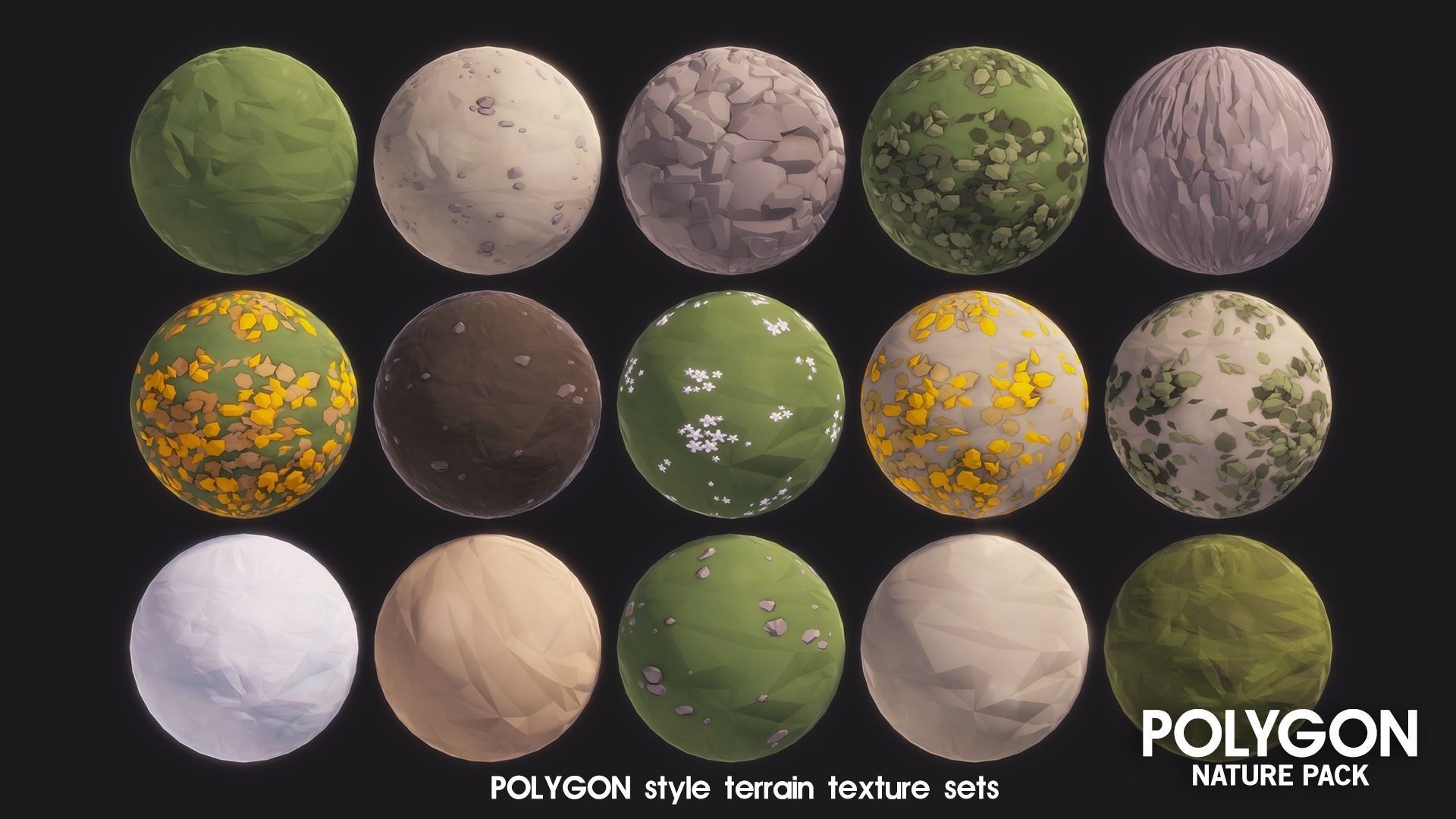 3D model POLYGON - Nature Pack VR / AR / low-poly animated | CGTrader