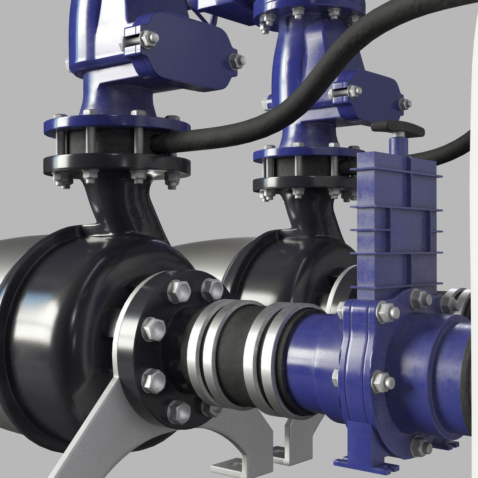 Grundfos multilift MDV pump with tank 3D model | CGTrader
