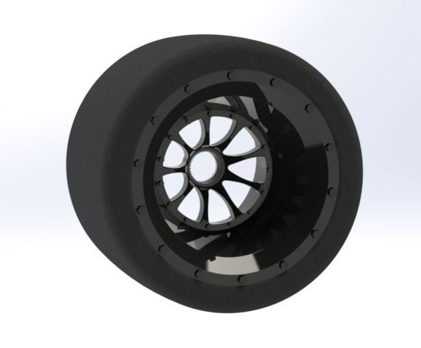 Racing wheel 3D model | CGTrader