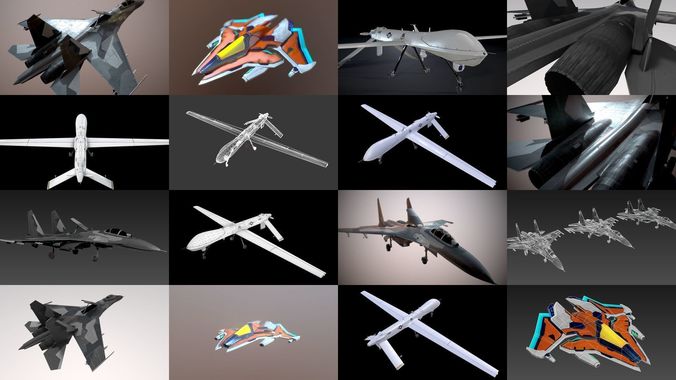 3D Model Collection Fly assets VR / AR / low-poly | CGTrader