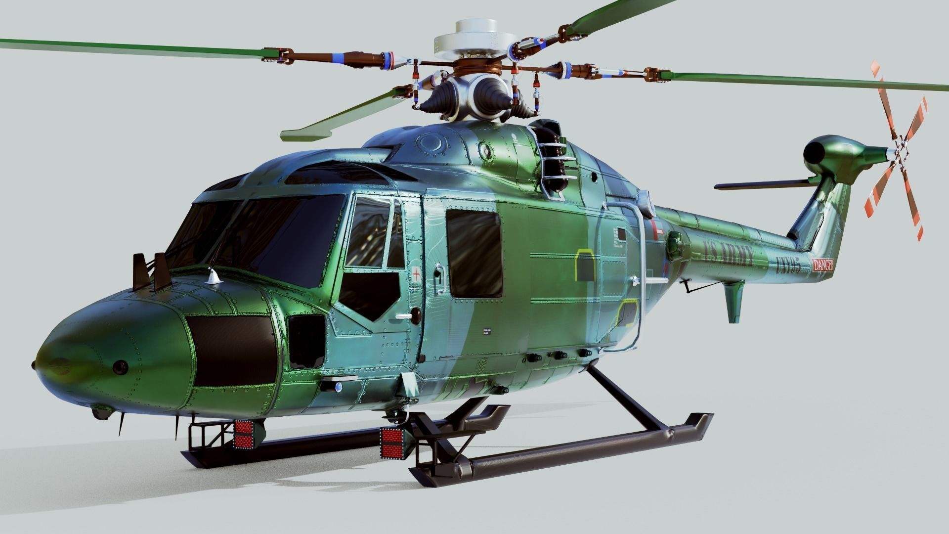3D Westland Lynx Helicopter | CGTrader